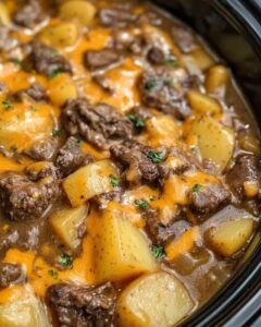 Cheesy Beef and Potato Stew Casserole – Food Lovers