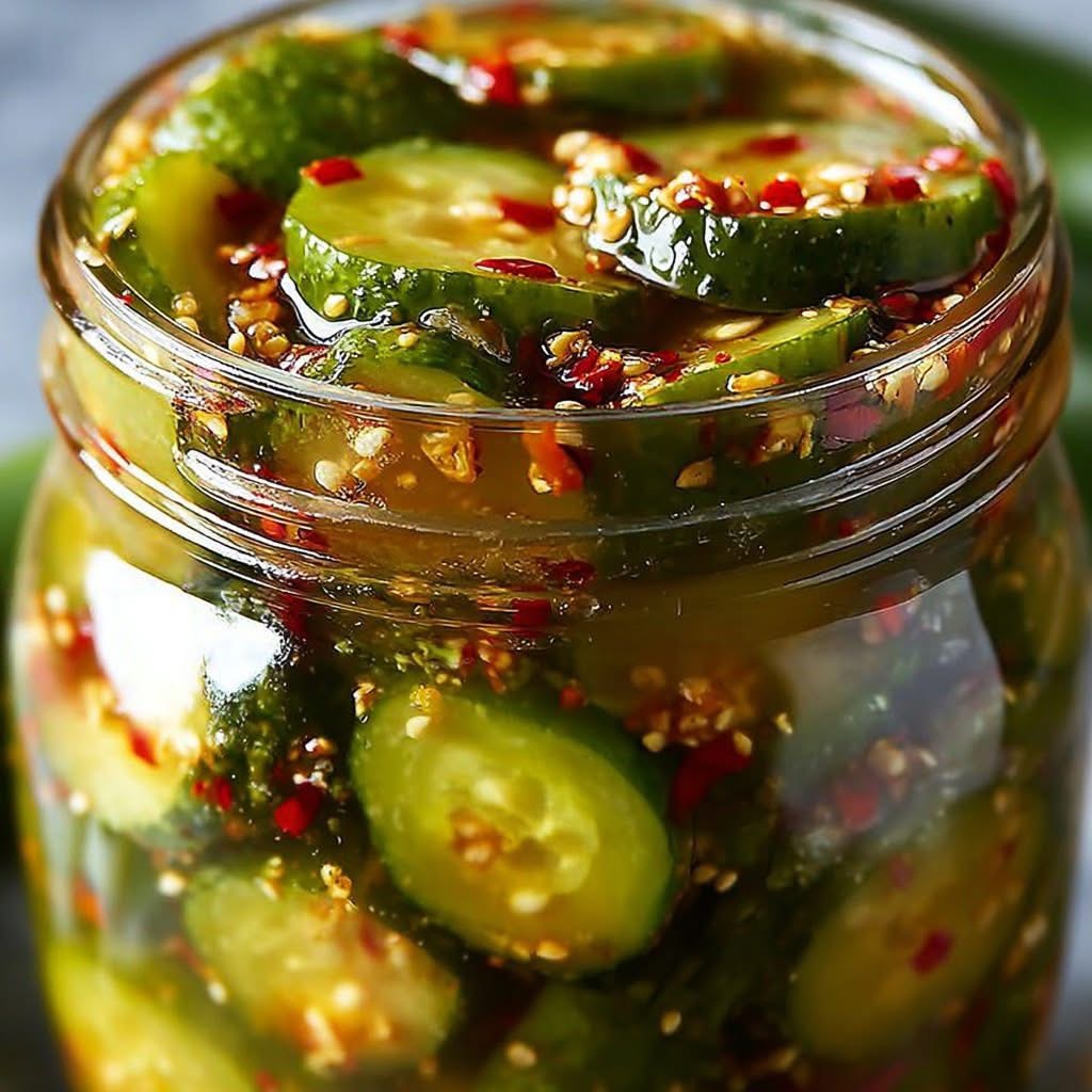 Spicy Pickled Cucumbers Recipe – Food Lovers