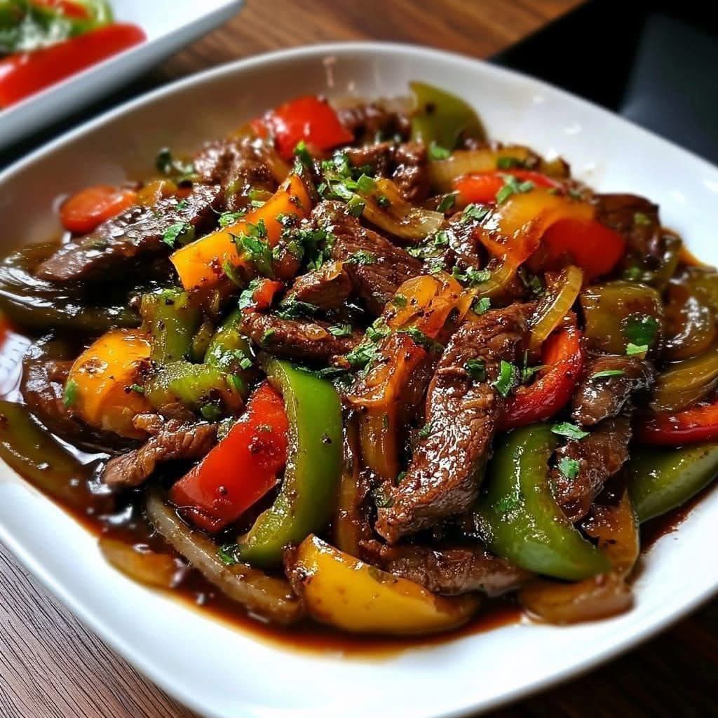 Sizzling Chinese Pepper Steak with Onions – Food Lovers