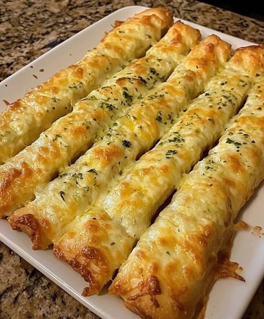 Easy Cheesy Garlic Breadsticks Ready in – Food Lovers